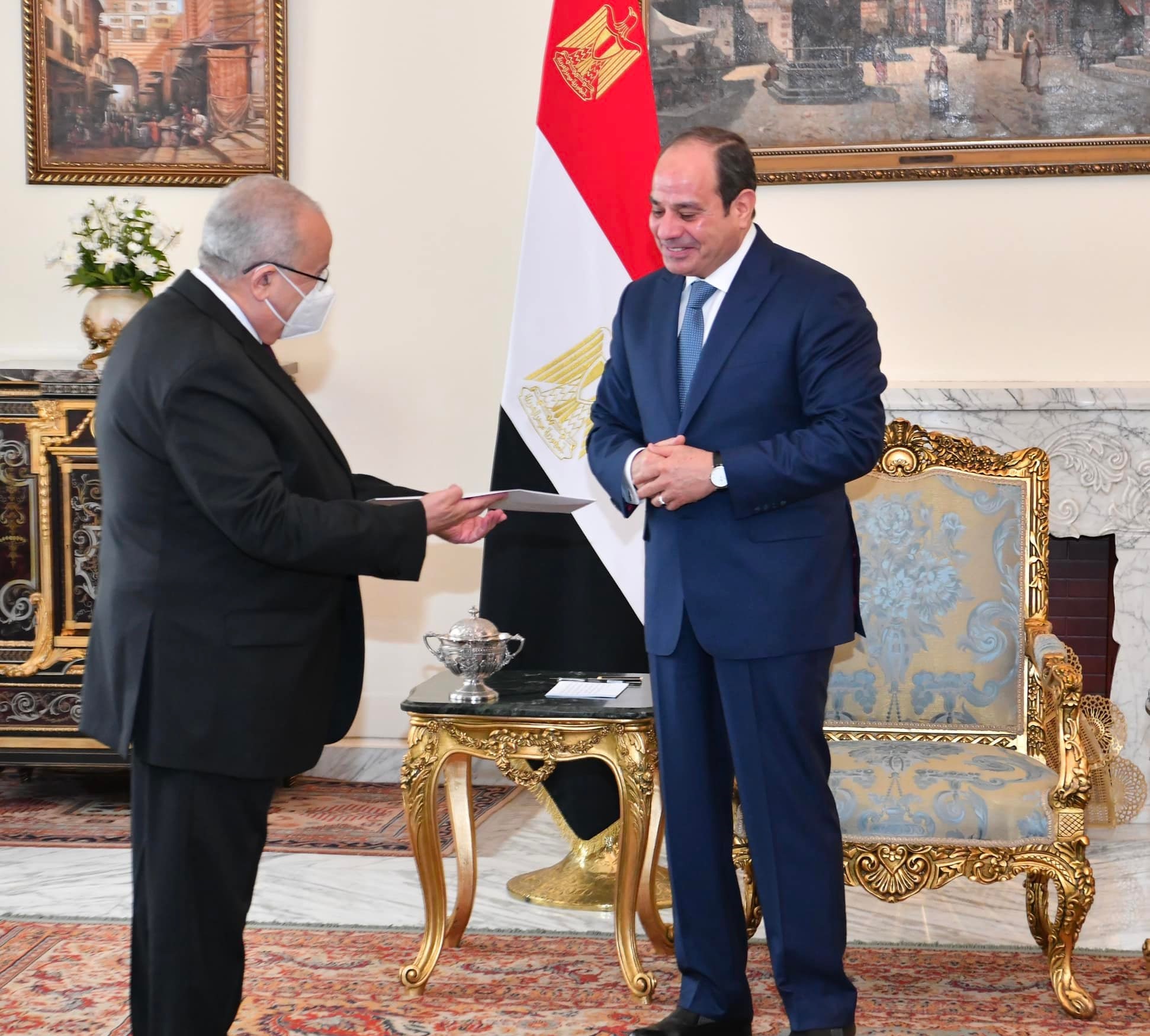 الرئيس تبون يدعو نظيره المصري للمشاركة في القمة العربية بالجزائر